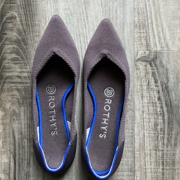 Rothy's | Shoes | Rothys The Point Ballet Flats Womens 5 Knit Fabric ...